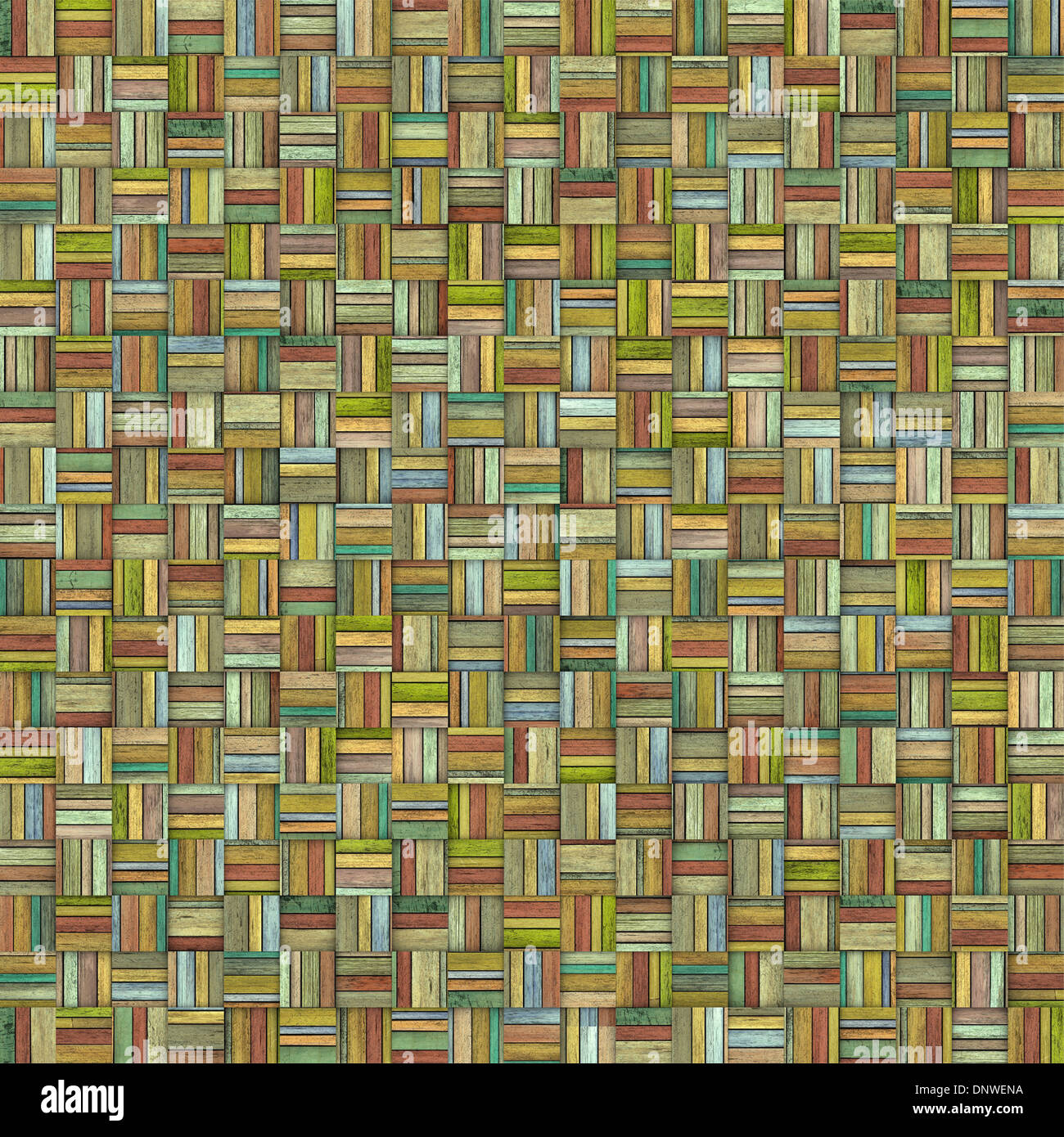 mosaic tiled grunge varied color wood timber plank backdrop Stock Photo ...