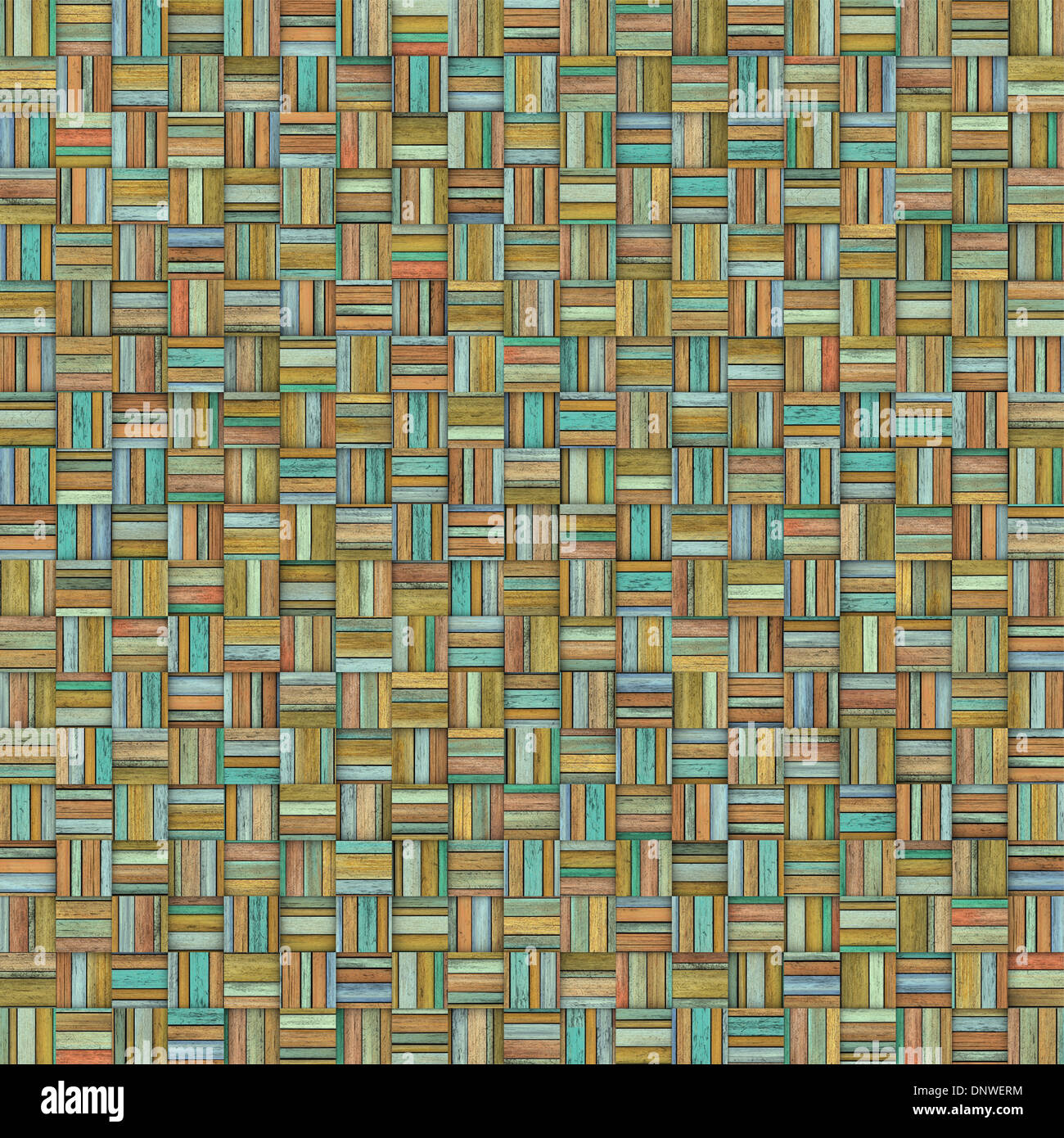 mosaic tiled grunge varied color wood timber plank backdrop Stock Photo ...