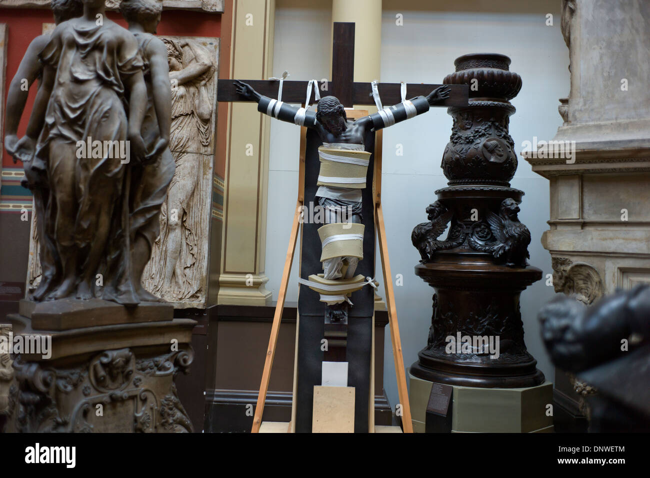 Victoria and Albert Museum, South Kensington, London, England. 4-1-2014 ...