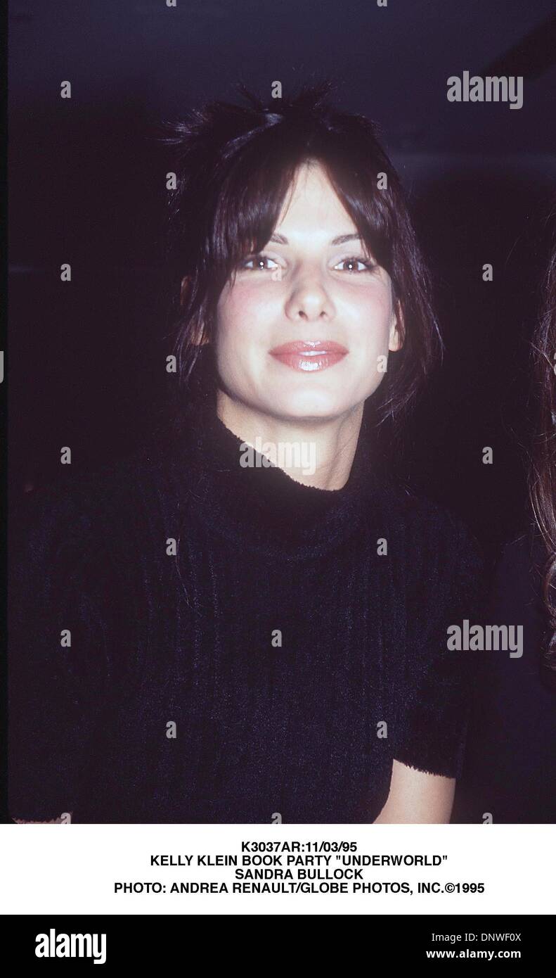 Nov. 3, 1995 - K3037AR:11/03/95.KELLY KLEIN BOOK PARTY ''UNDERWORLD ...