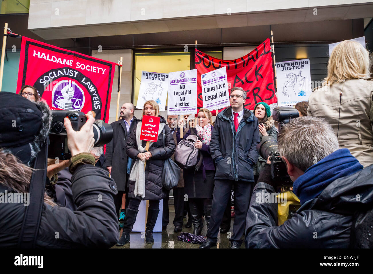 Legal Aid Protest. Outside Westminster Magistrates Court, barristers ...