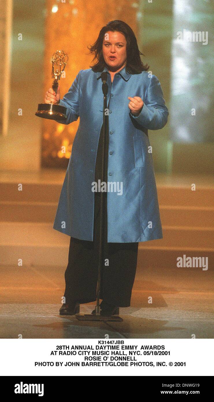 May 18, 2001 - K31447JBB.28TH ANNUAL DAYTIME EMMY AWARDS.AT RADIO CITY ...