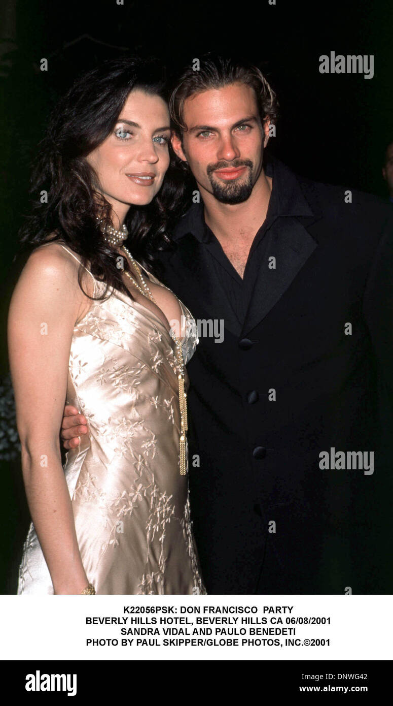 June 8, 2001 - K22056PSK: DON FRANCISCO PARTY.BEVERLY HILLS HOTEL ...