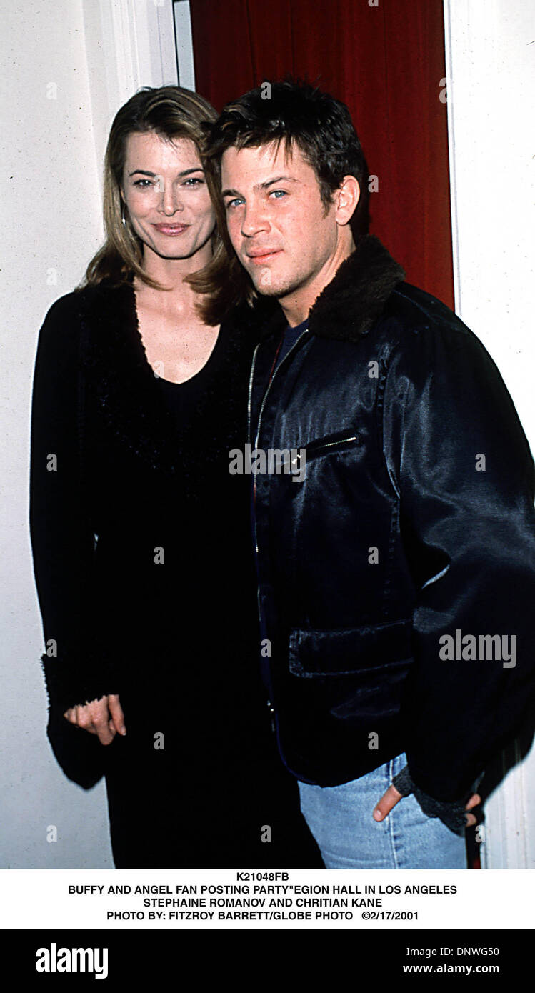 June 14, 2001 - K21048FB.BUFFY AND ANGEL FAN POSTING PARTY''EGION HALL ...
