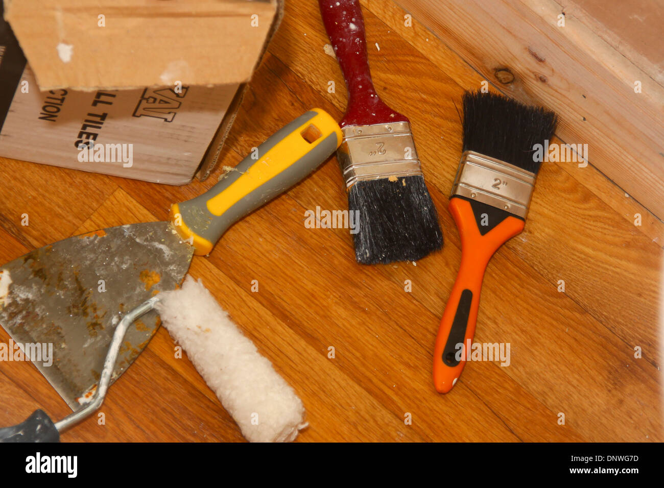 DIY concept with decorating tools Stock Photo - Alamy