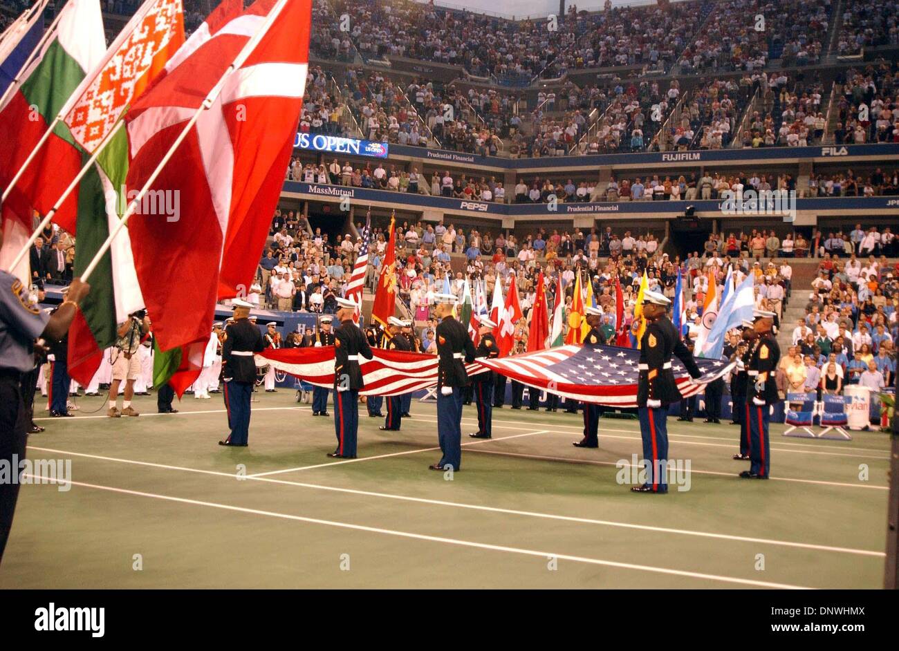 Us open flushing meadows globe hi-res stock photography and images - Alamy