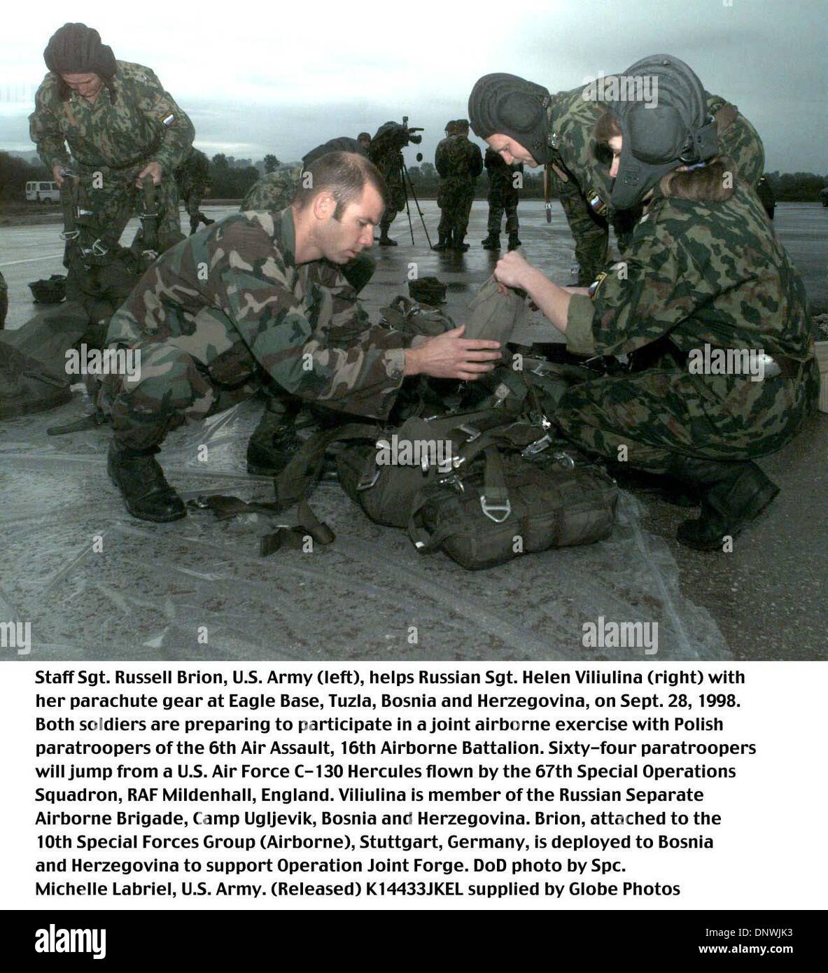 Sept. 1, 1998 - Eagle Base, BIH - 980928-A-6132L-015..Staff Sgt ...