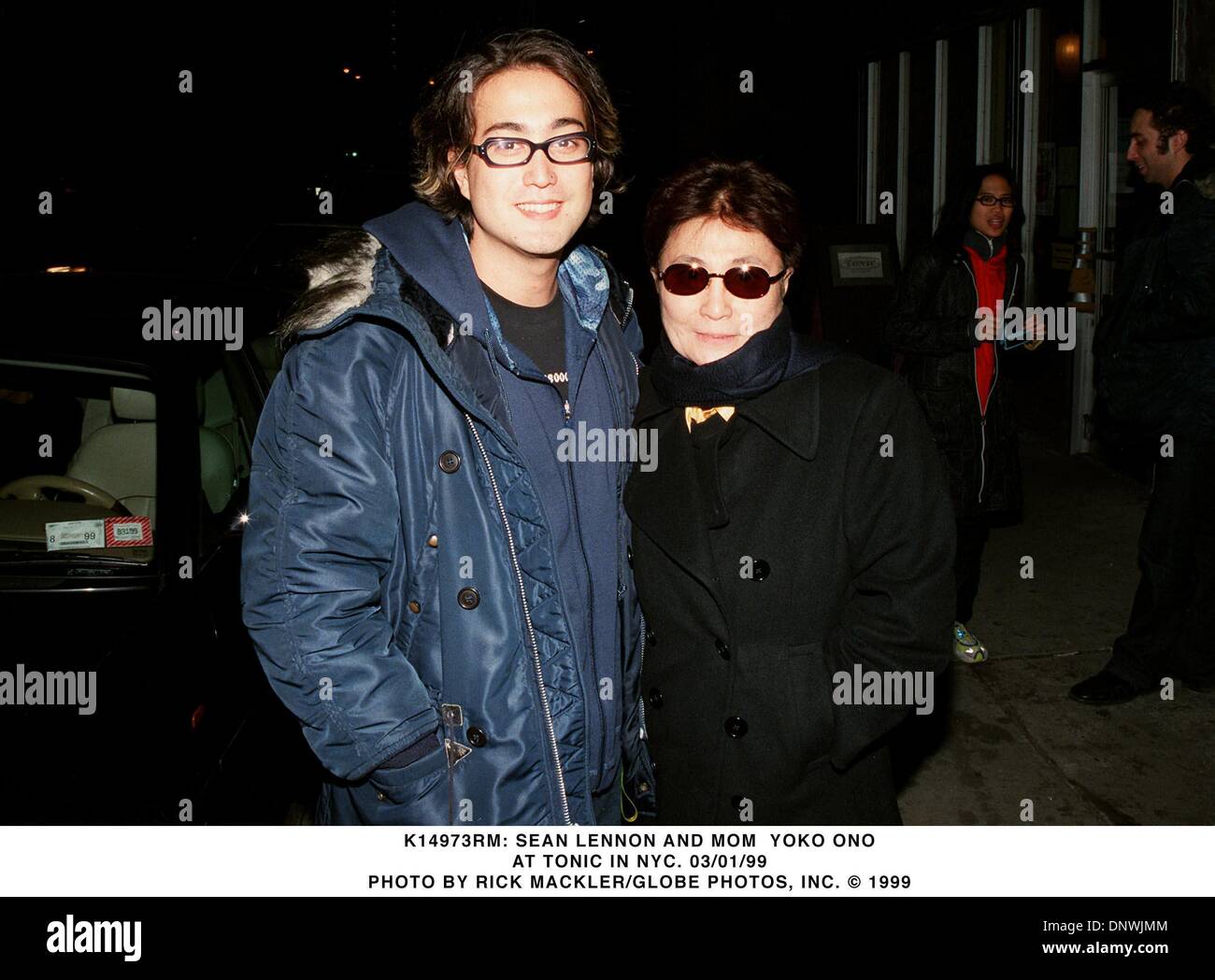 Mar. 1, 1999 - K14973RM 03/01/99.SEAN LENNON AND MOM YOKO ONO.AT TONIC ...