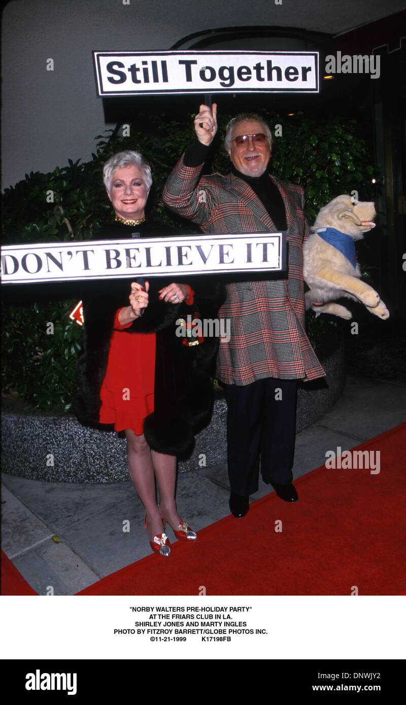 Nov. 21, 1999 - ''NORBY WALTERS PRE-HOLIDAY PARTY''.AT THE FRIARS CLUB ...