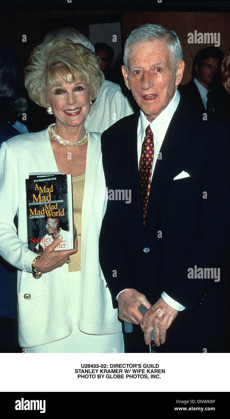 Mar. 13, 2001 - U28433-02: DIRECTOR'S GUILD.STANLEY KRAMER W/ WIFE ...