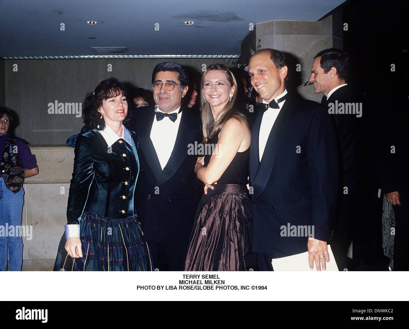 Apr. 23, 2001 - TERRY SEMEL .MICHAEL MILKEN. LISA ROSE/ 1994(Credit ...