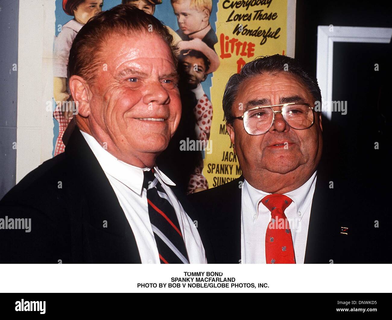 May 14, 2001 - .TOMMY BOND.SPANKY MACFARLAND. BOB V NOBLE/(Credit Image: © Globe Photos ...