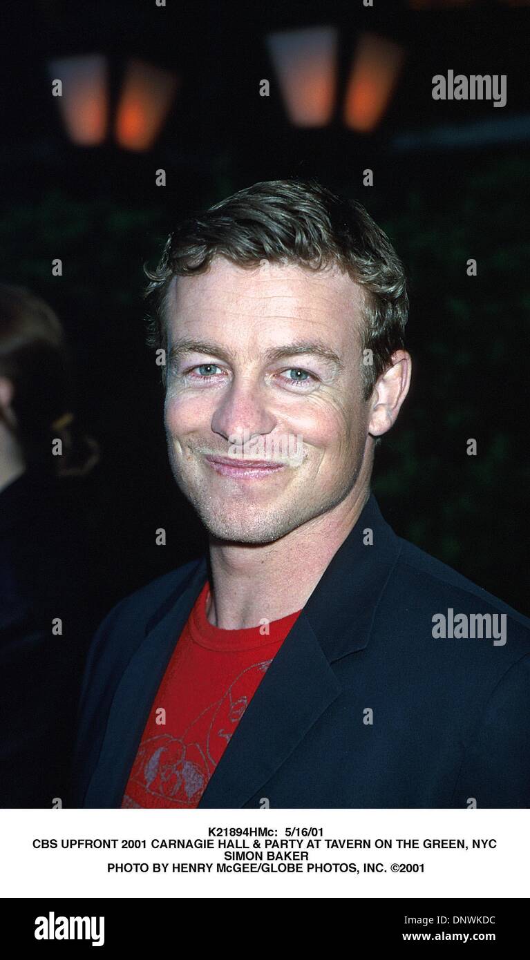 May 16, 2001 - K21894HMc: 5/16/01.CBS UPFRONT 2001 CARNAGIE HALL ...