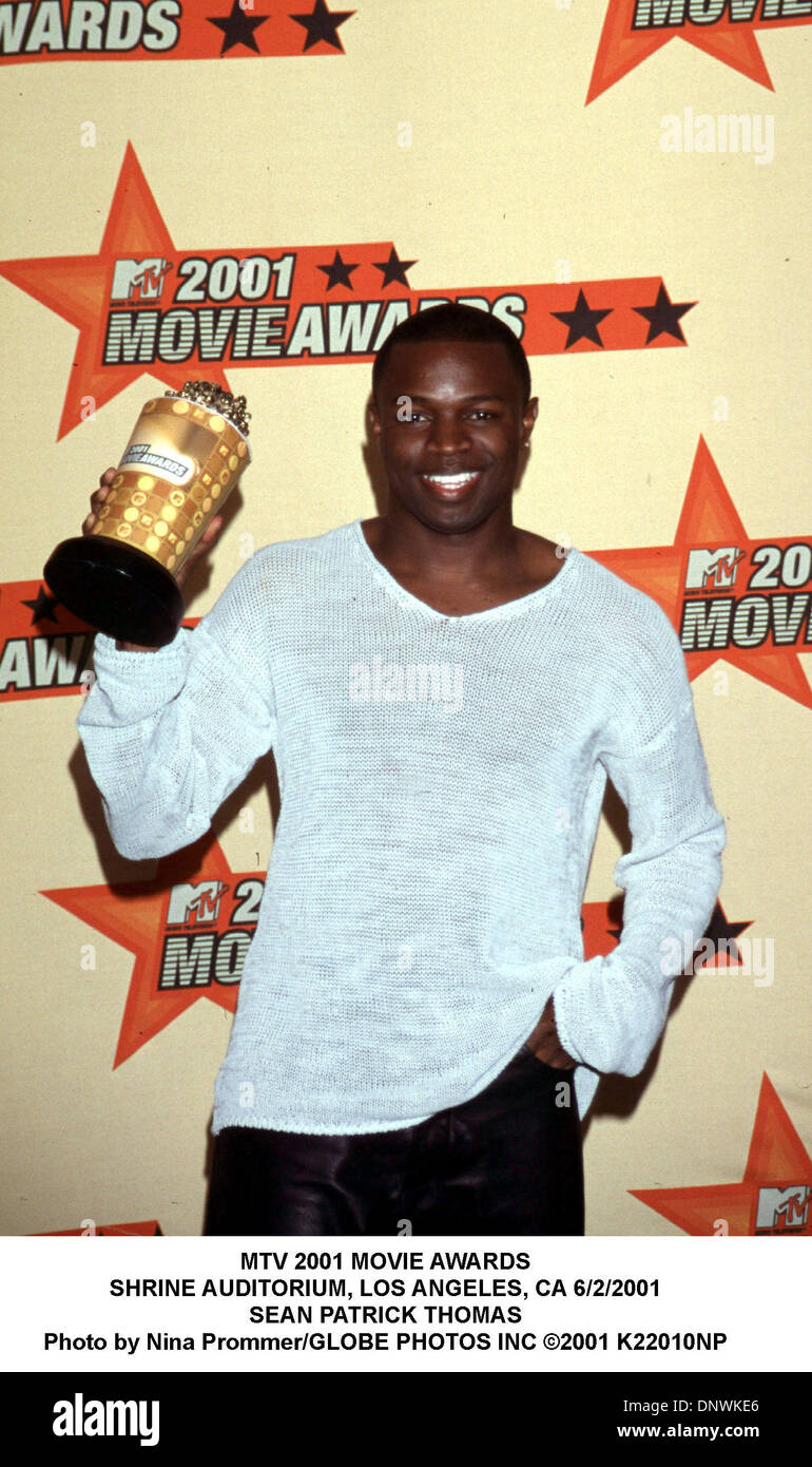 June 3, 2001 - MTV 2001 MOVIE AWARDS.SHRINE AUDITORIUM, LOS ANGELES, CA ...