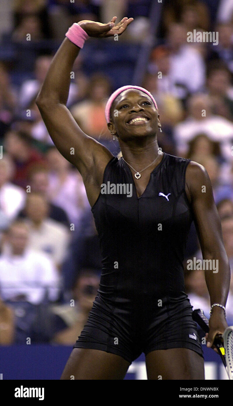 Serena williams us open 2002 hi-res stock photography and images - Alamy