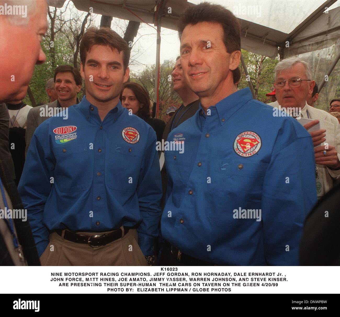 Apr. 20, 1999 - K16023 04/20/99.NINE MOTORSPORT RACING CHAMPIONS..JEFF ...