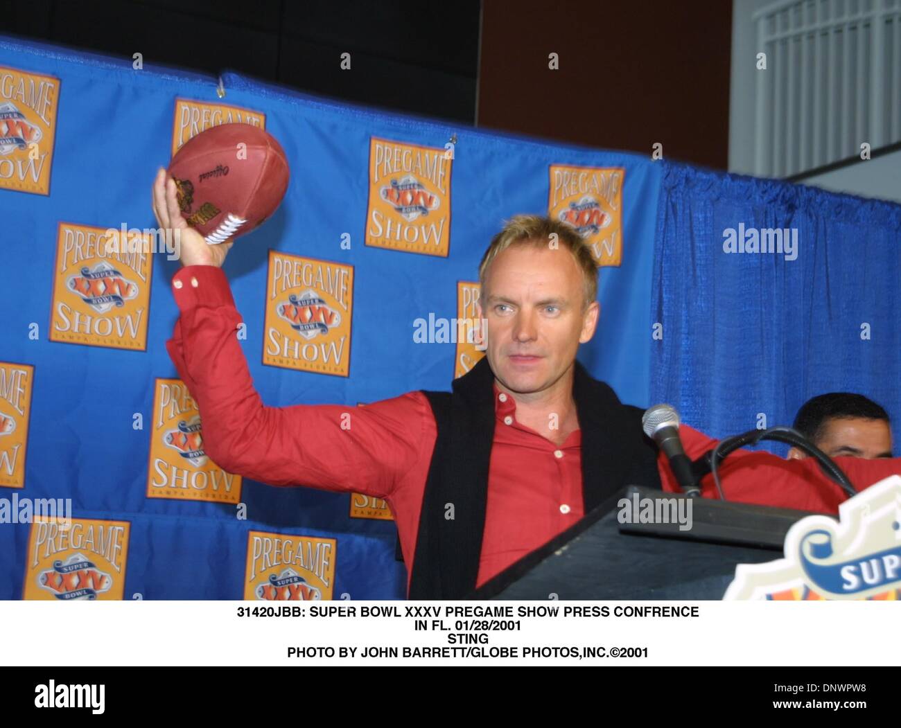 Super bowl xxxv hi-res stock photography and images - Alamy
