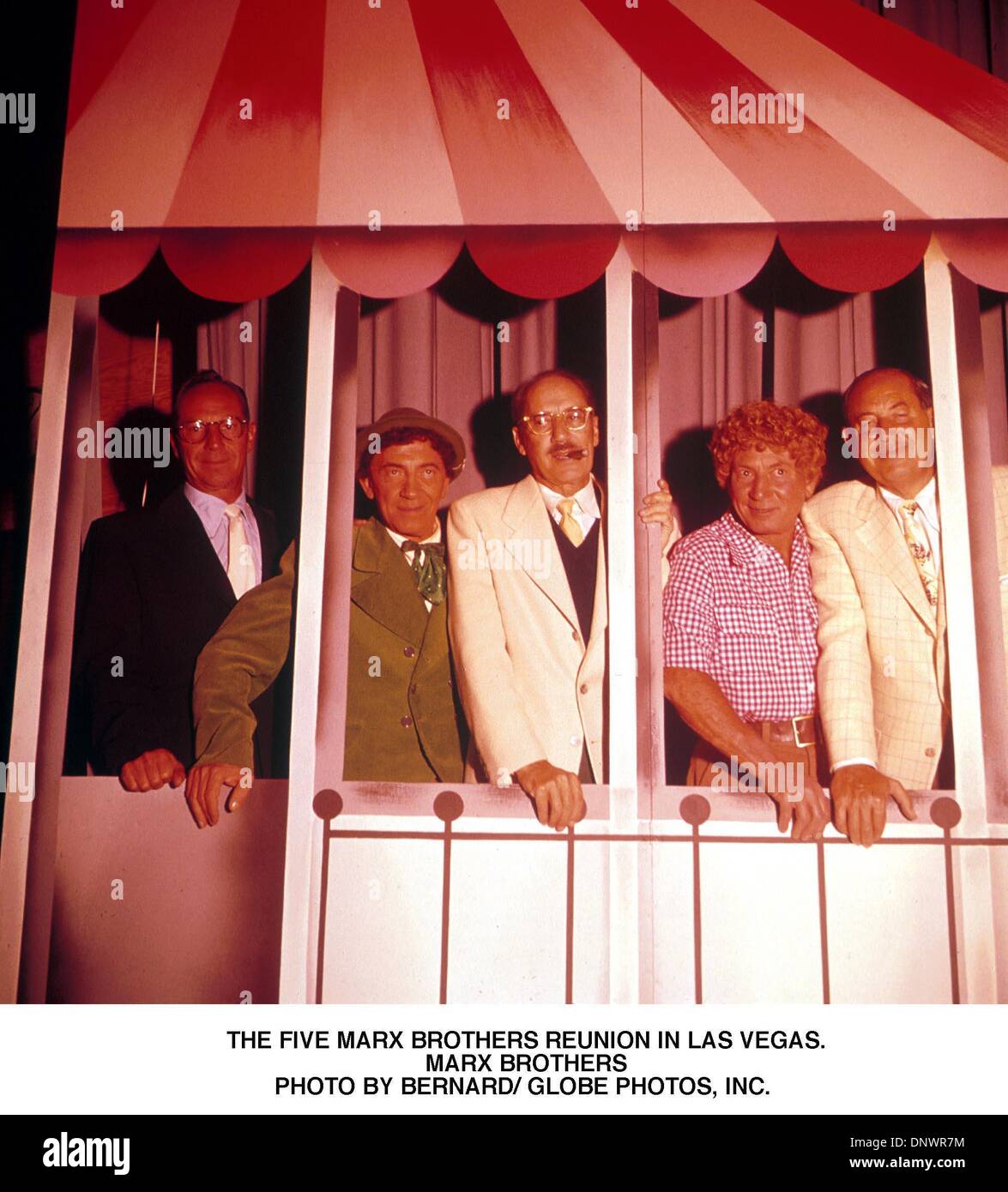 May 31, 2001 - .THE FIVE MARX BROTHERS REUNION IN LAS VEGAS..MARX ...