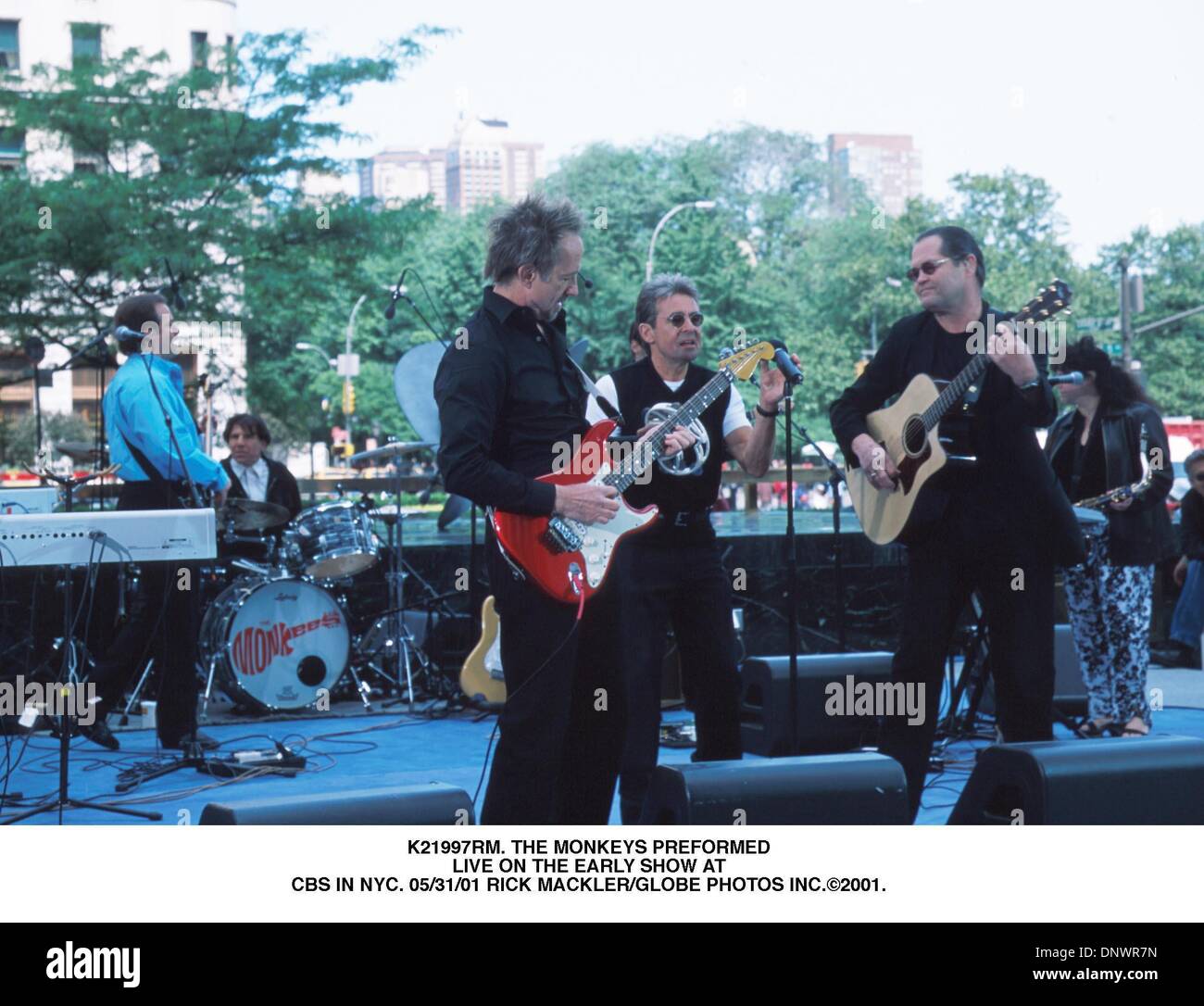 May 31, 2001 - K21997RM. THE MONKEYS PREFORMED.LIVE ON THE EARLY SHOW ...