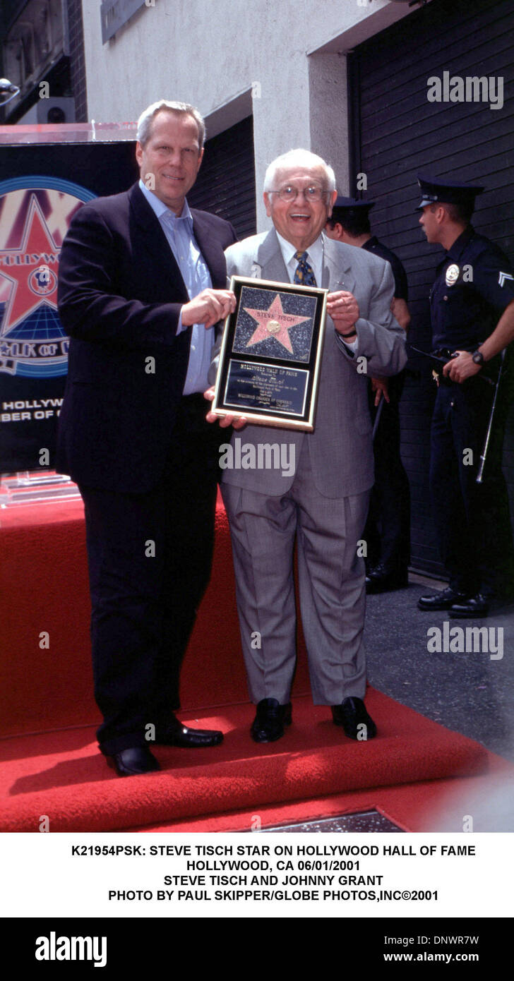 June 1, 2001 - K21954PSK: STEVE TISCH STAR ON HOLLYWOOD HALL OF FAME ...
