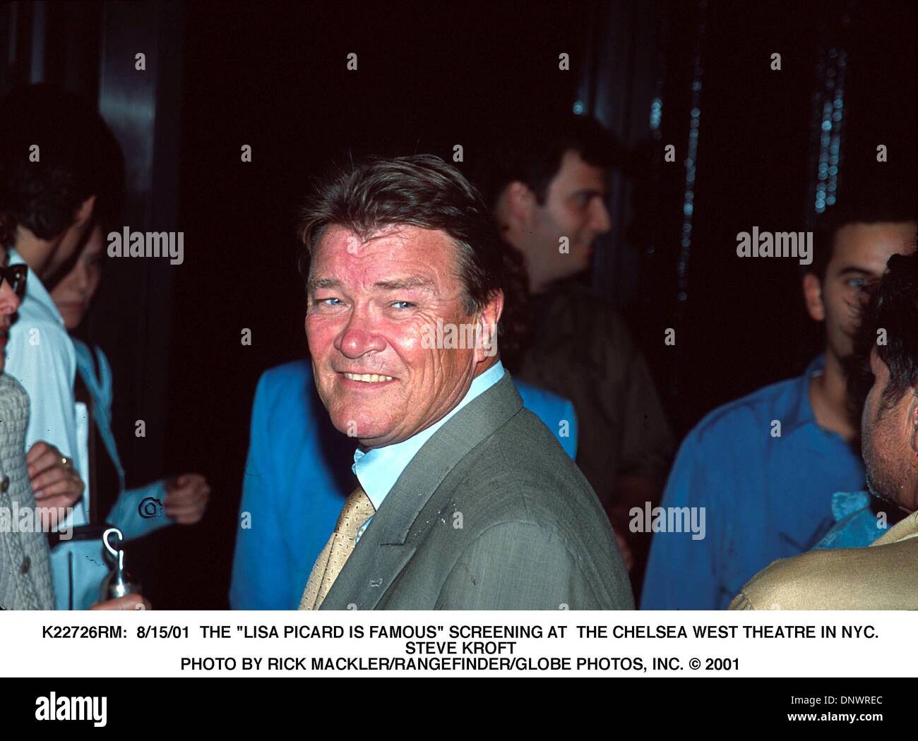 Aug. 15, 2001 - K22726RM: 8/15/01.THE ''LISA PICARD IS FAMOUS ...