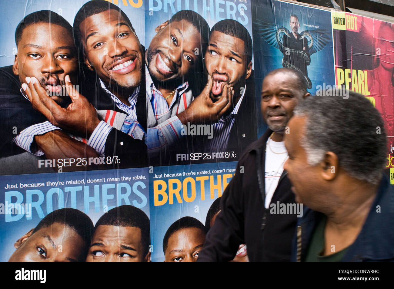 Posters announcing the series Brothers of FOX and House in the Lower ...