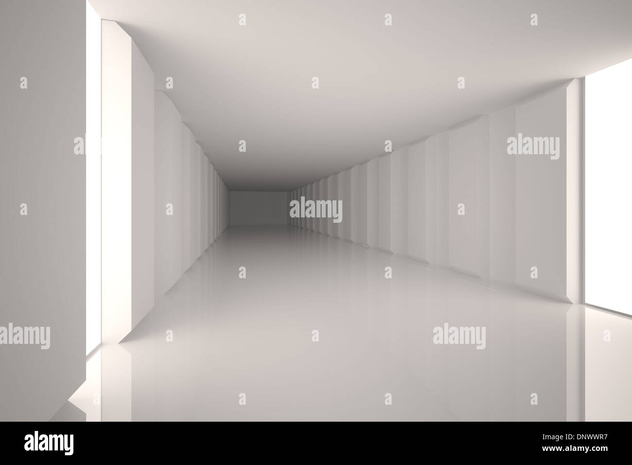 Digitally generated room with bright light Stock Photo - Alamy