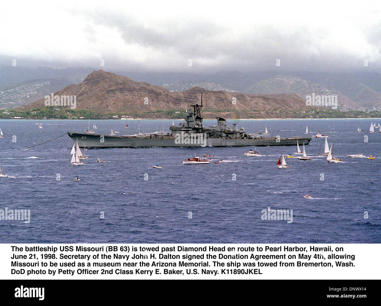 Uss missouri bb 63 battleship missouri hi-res stock photography and ...