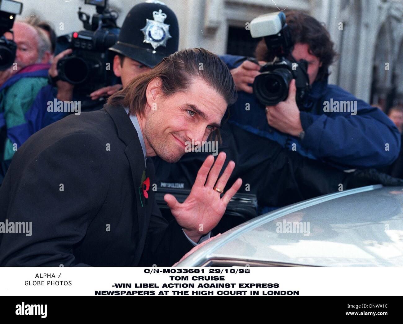 Oct. 29, 1998 - London, Great Britain - 29/10/98 HIGH COURTS,LONDON.TOM ...