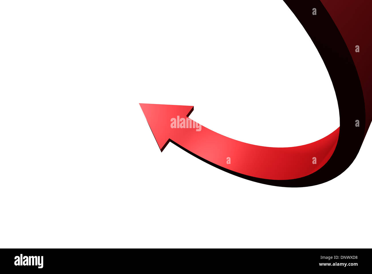 Curved Arrow Pointing Right