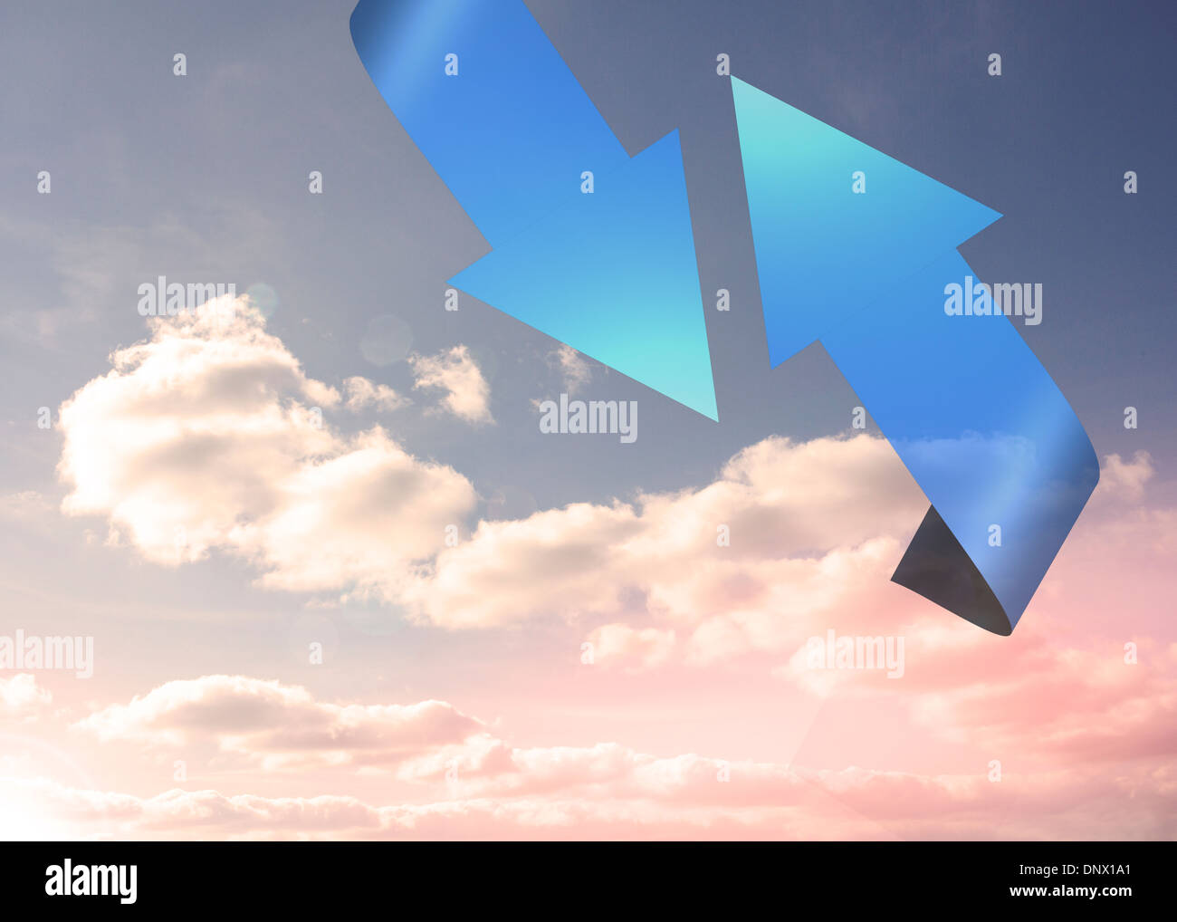 Pointing cloudy hi-res stock photography and images - Alamy
