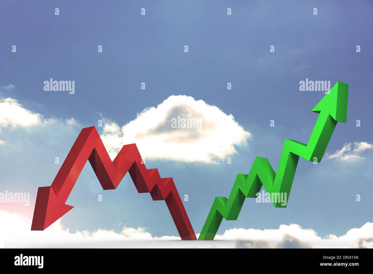 Arrows pointing down hi-res stock photography and images - Alamy