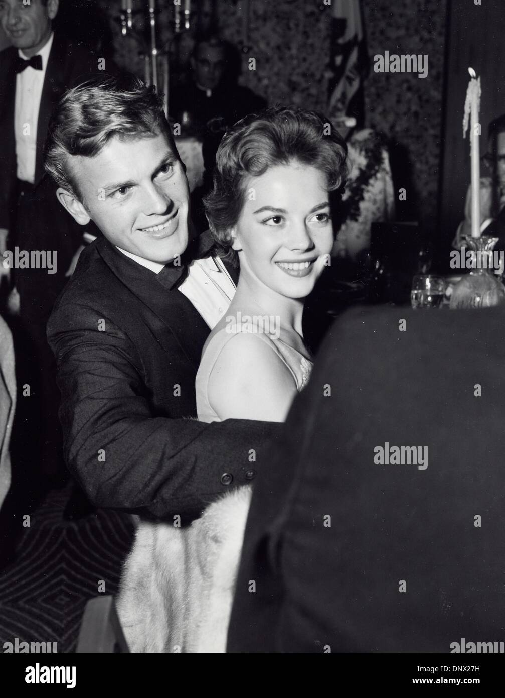 Aug. 15, 1956 - NATALIE WOOD with Ted Hunter at the Crystal Room in ...