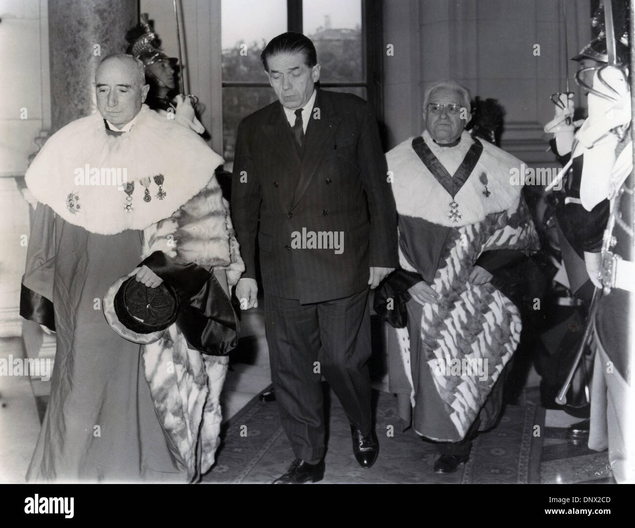 EDMOND MICHELET, Minister of Justice, Received by MR. BATTESTINI, first ...