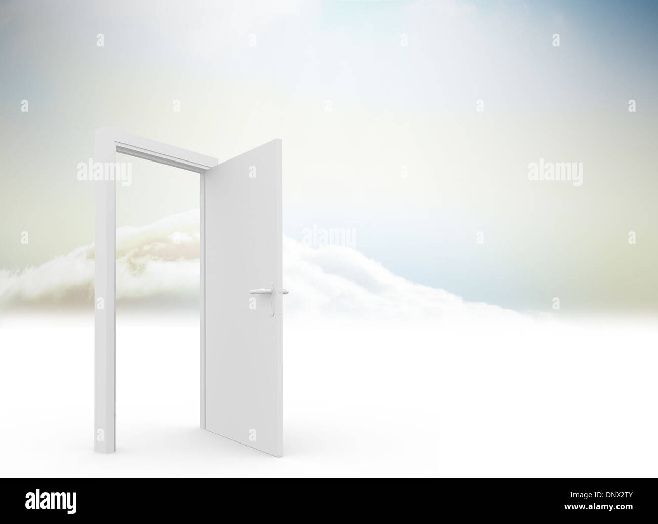 Open door in sky Stock Photo - Alamy
