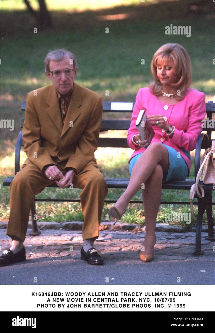Oct. 7, 1999 - K16846JBB: WOODY ALLEN AND TRACY ULLMAN FILMING A NEW ...