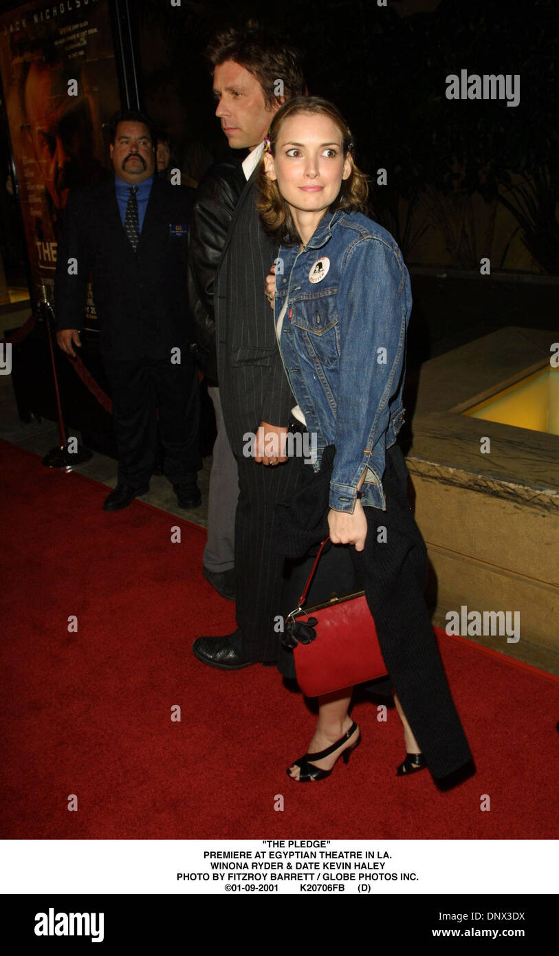 Jan. 9, 2001 - ''THE PLEDGE'' .PREMIERE AT EGYPTIAN THEATRE IN LA ...