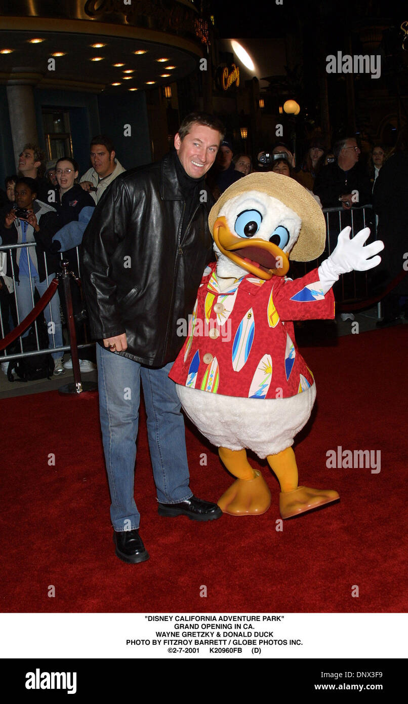 Feb. 7, 2001 - ''DISNEY CALIFORNIA ADVENTURE PARK''.GRAND OPENING IN CA ...
