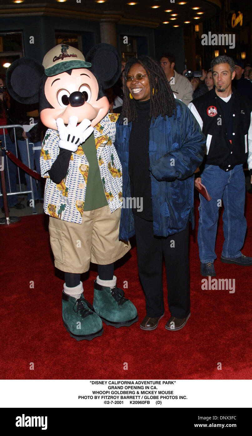 Feb. 7, 2001 - ''DISNEY CALIFORNIA ADVENTURE PARK''.GRAND OPENING IN CA ...