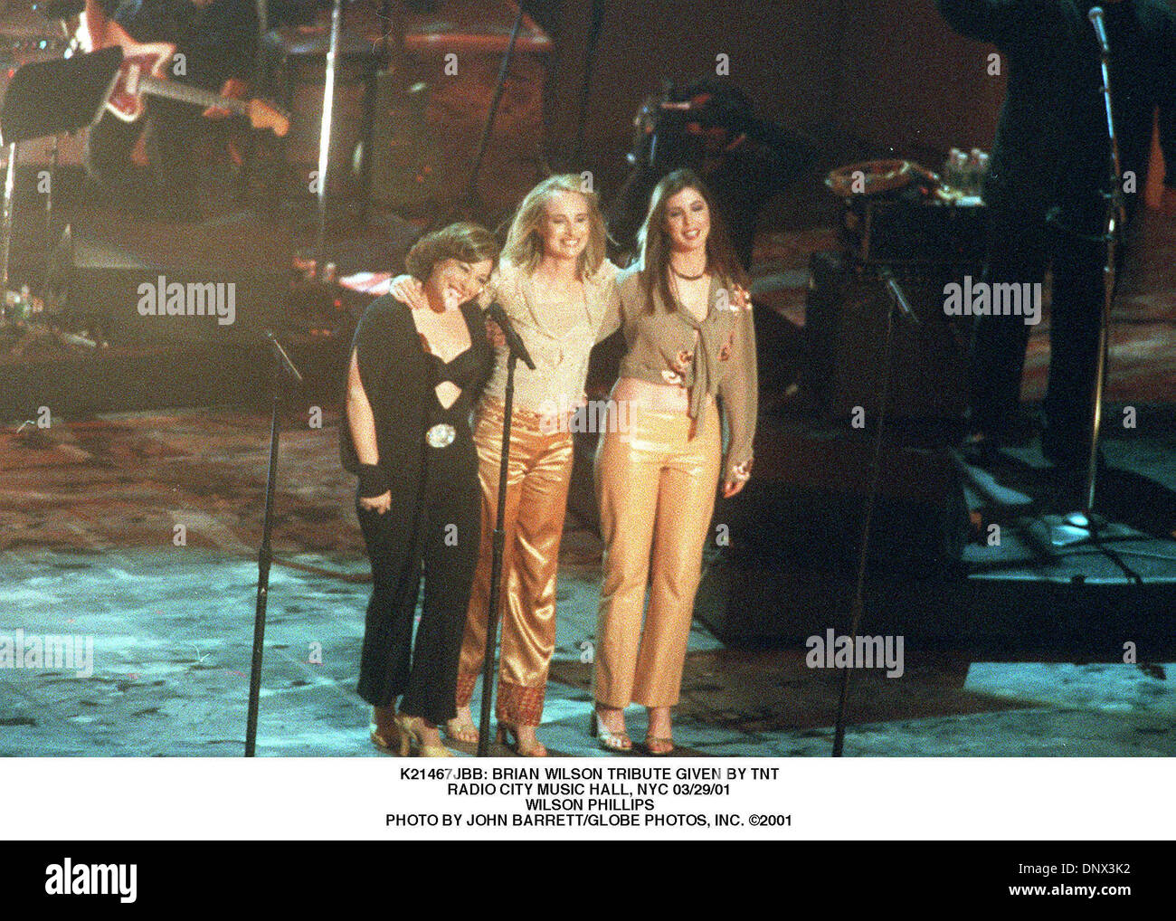 Mar. 29, 2001 - K21467JBB: BRIAN WILSON TRIBUTE GIVEN BY TNT.RADIO CITY ...