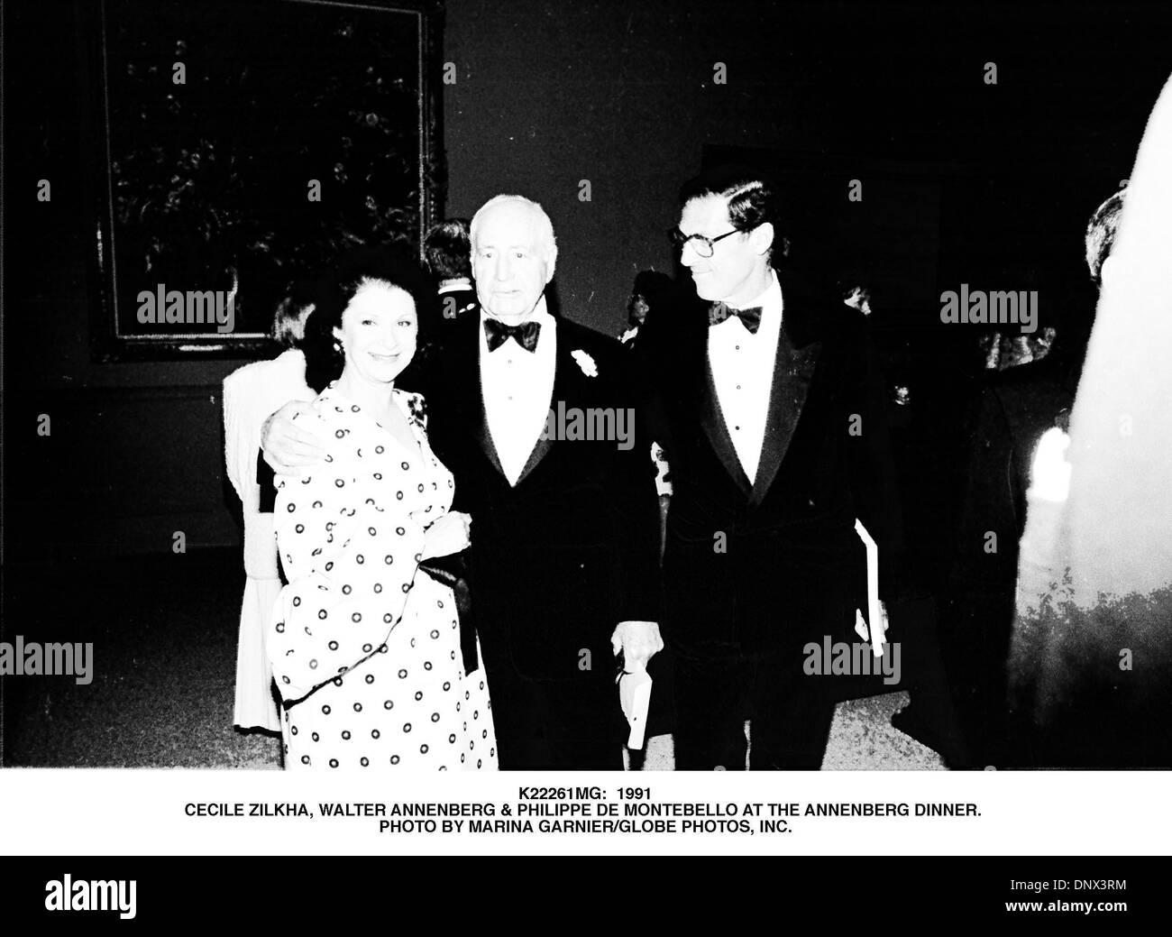 June 28, 2001 - K22261MG: 1991.CECILE ZILKHA, WALTER ANNENBERG ...