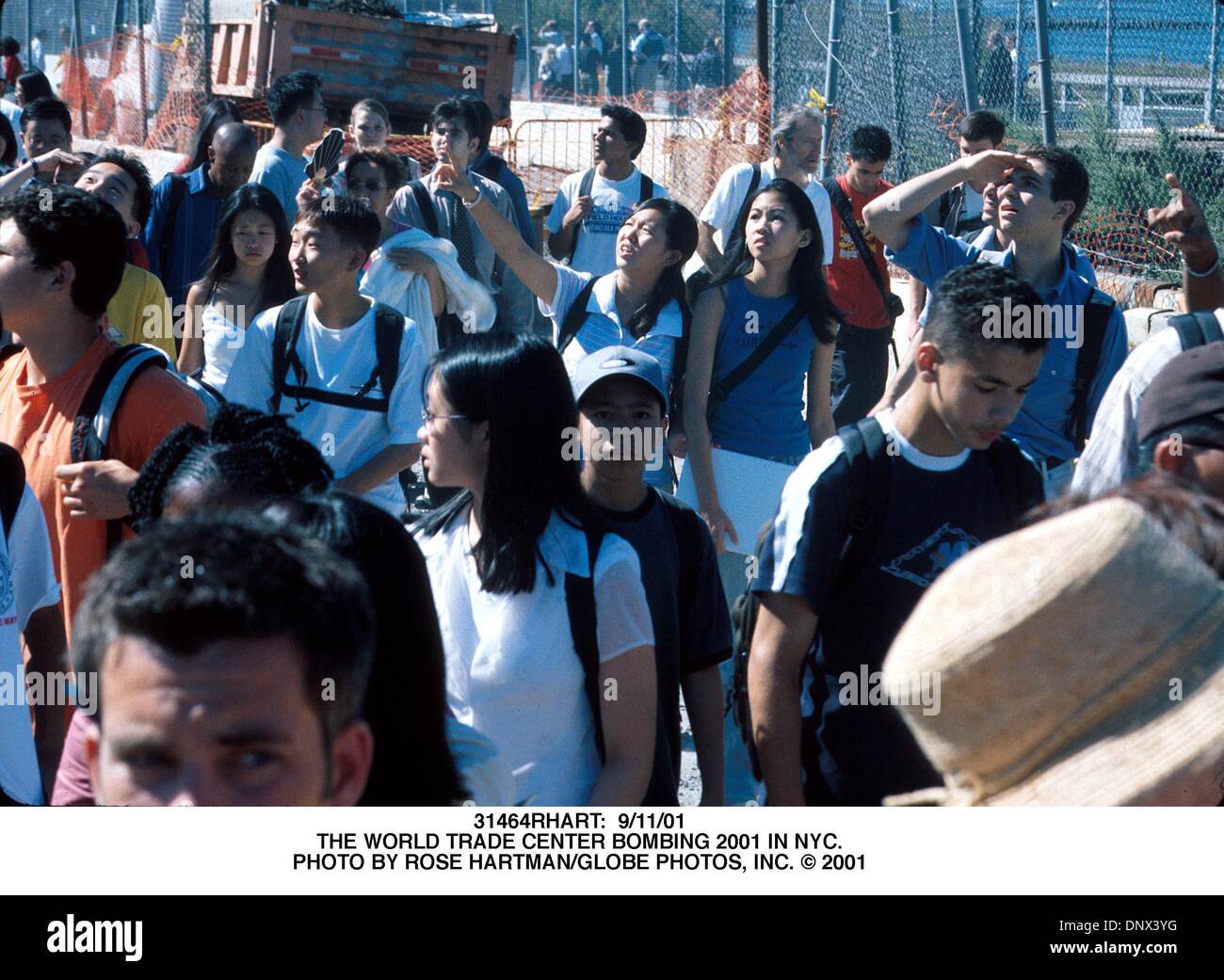 Sept. 12, 2001 - 31464RHART: 9/11/01.THE WORLD TRADE CENTER BOMBING ...