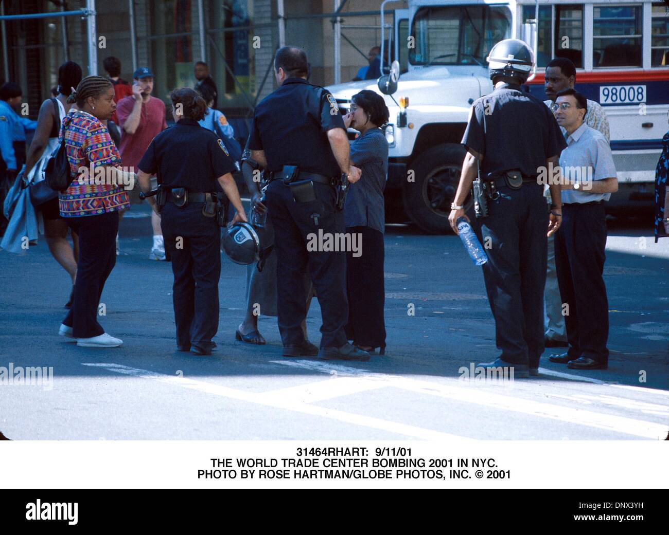 Sept. 12, 2001 - 31464RHART: 9/11/01.THE WORLD TRADE CENTER BOMBING ...