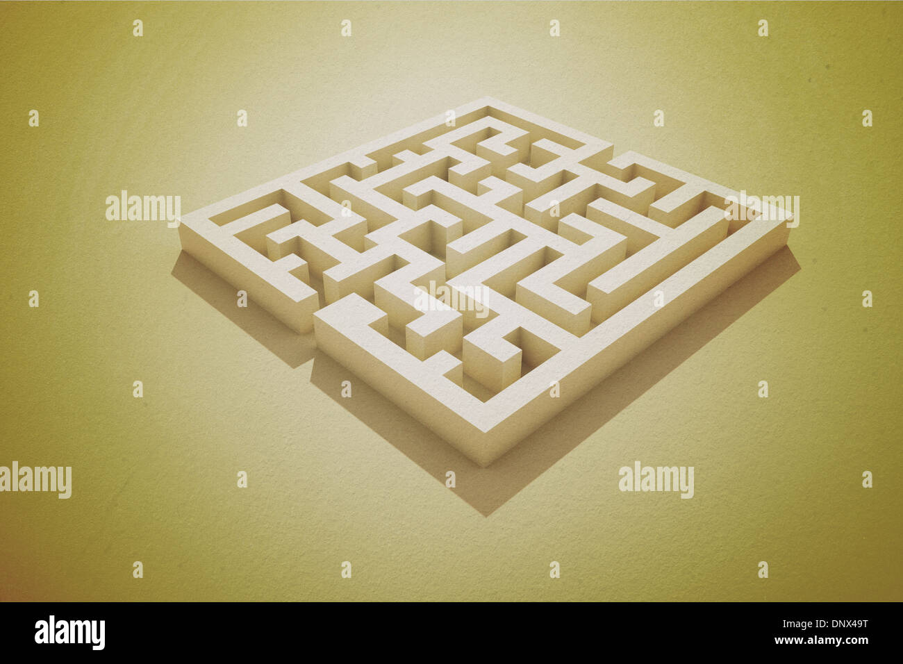 Yellow maze hi-res stock photography and images - Alamy