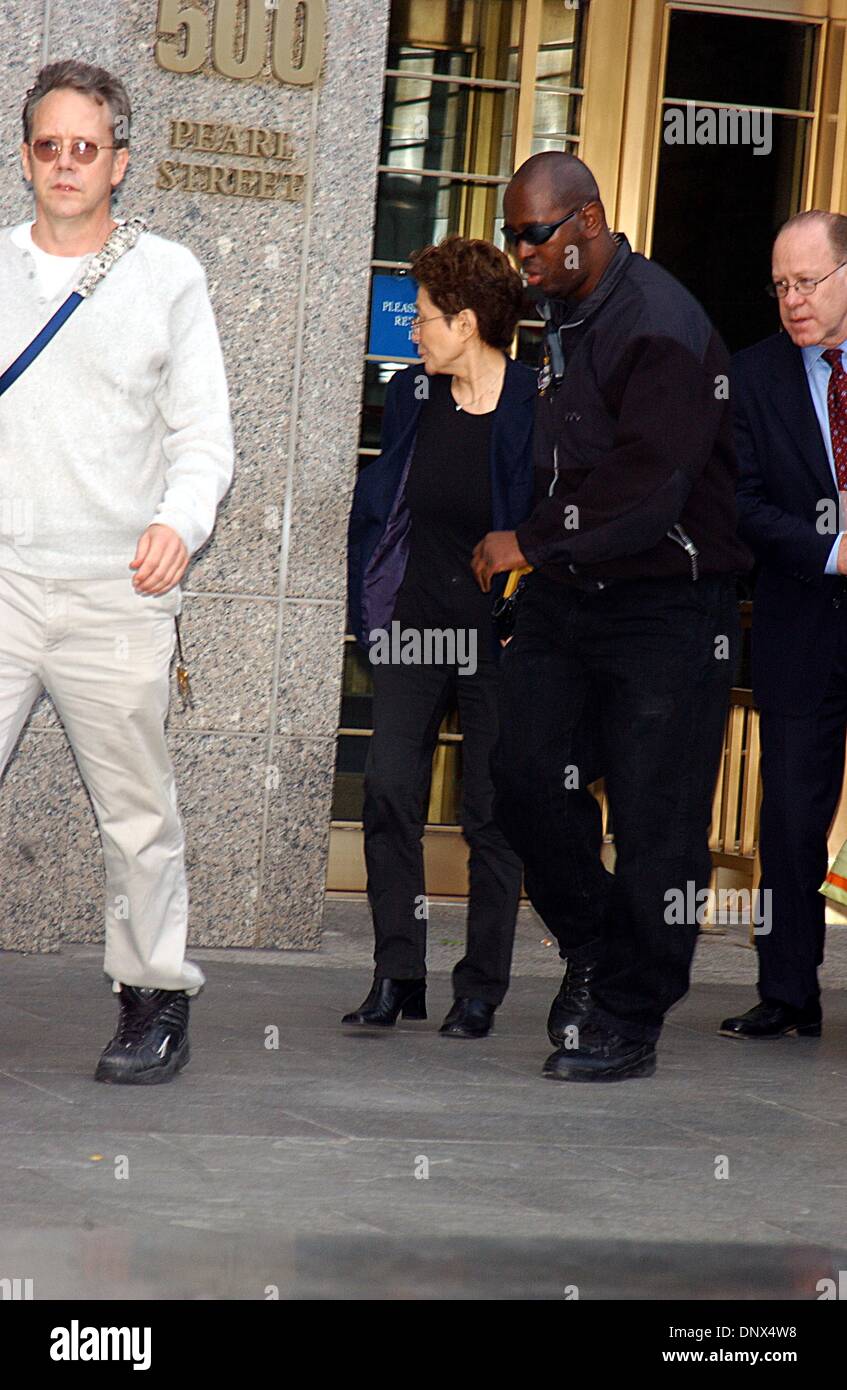 Sept. 23, 2002 - K26381AR YOKO ONO COURT APPEARANCE FOLLOWING HER ...
