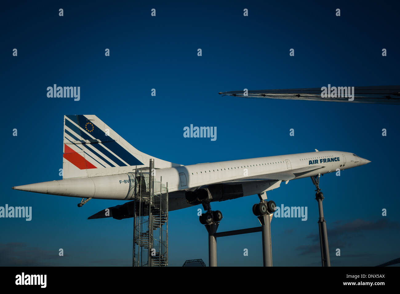 The Concorde Passenger Aircraft from the Sinsheim Museum in Germany ...
