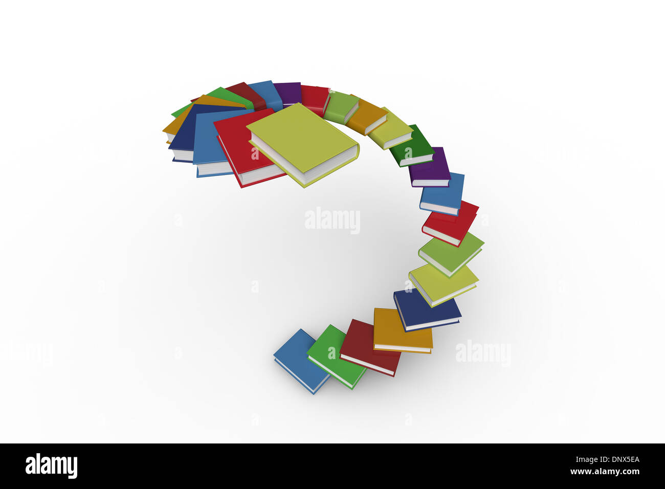 Steps made out of books Stock Photo - Alamy