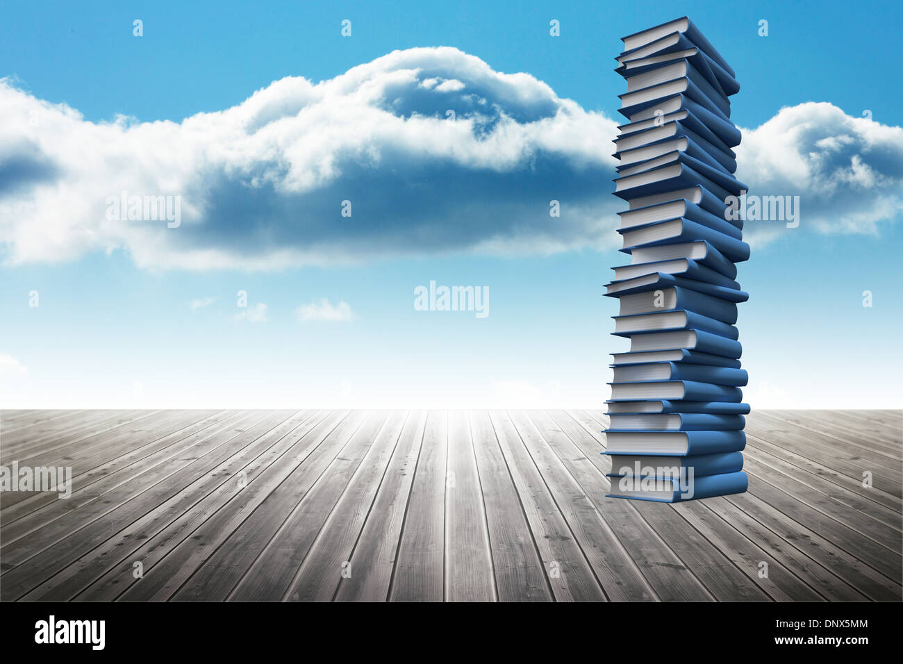 Books against sky hi-res stock photography and images - Alamy