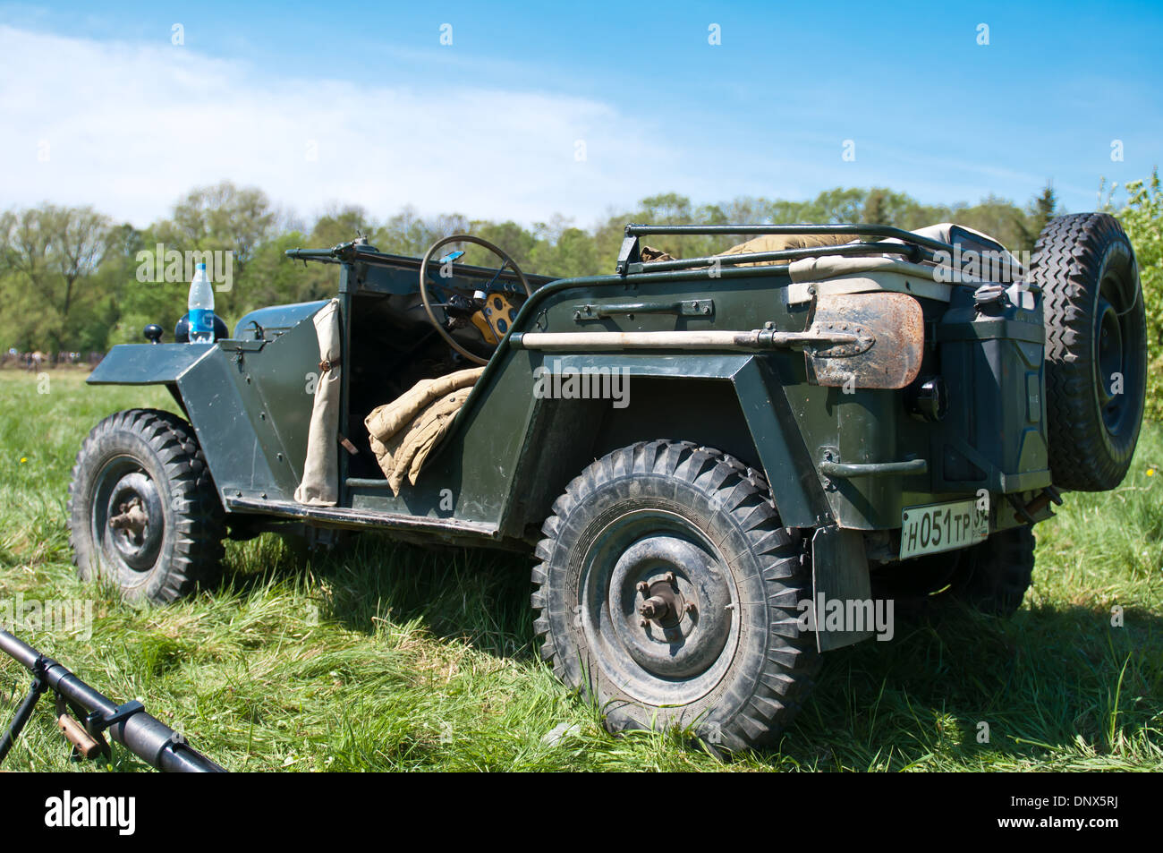 Soviet military car war weapon Stock Photo - Alamy