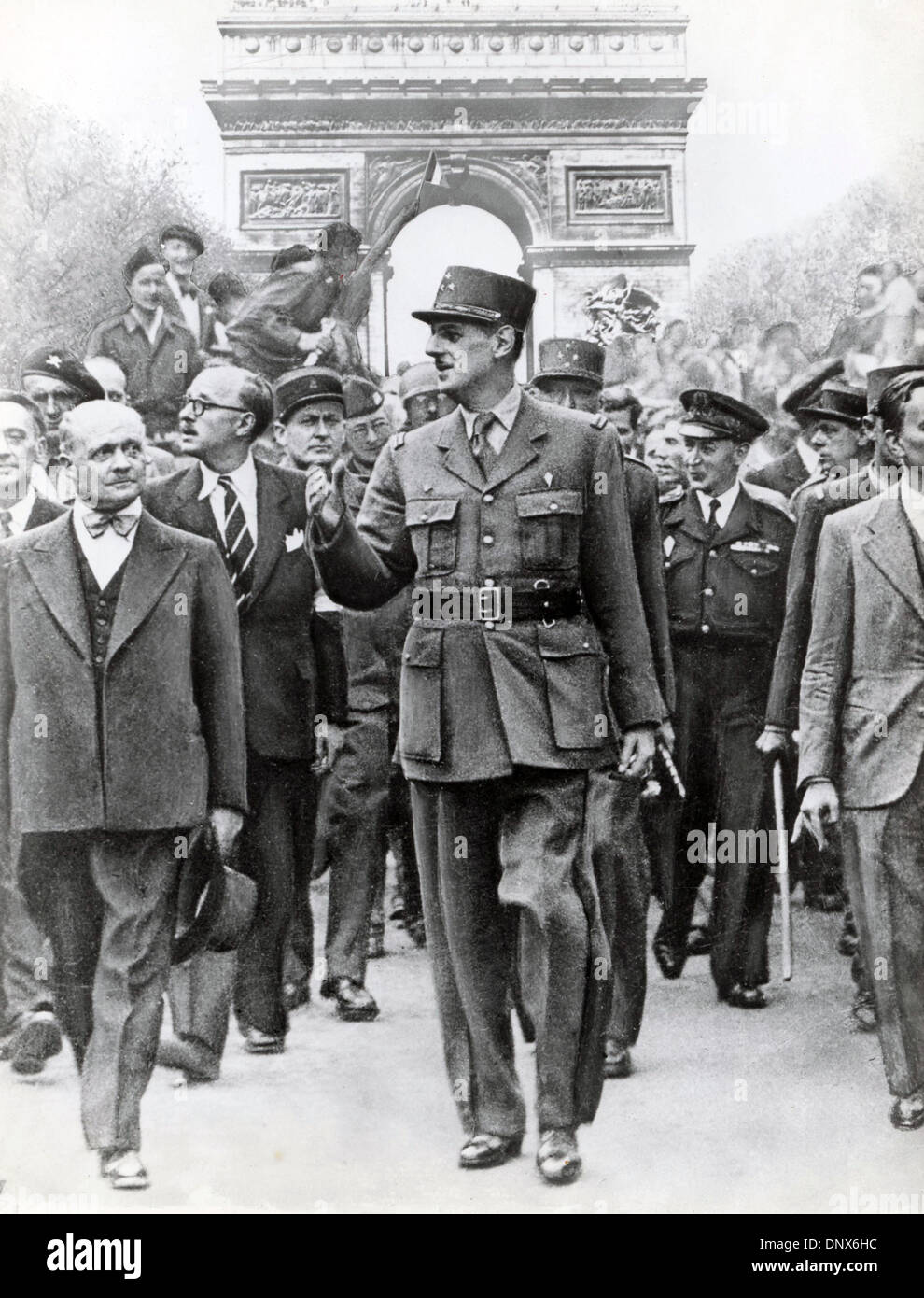 June 1, 1944 - Paris, France - Young President of France CHARLES DE ...